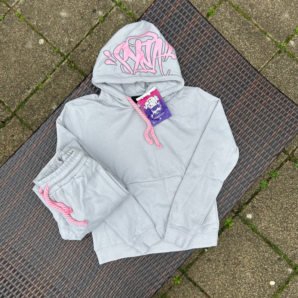 Syna World Grey/Pink Tracksuit | Twentytwo Supplies